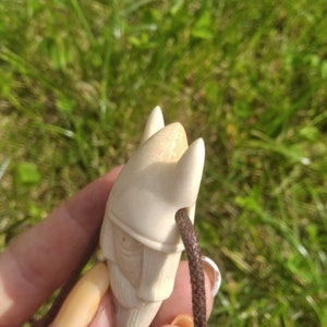 Viking Warrior Head Amulet, Viking in Helmet. Norse Mythology Art ...