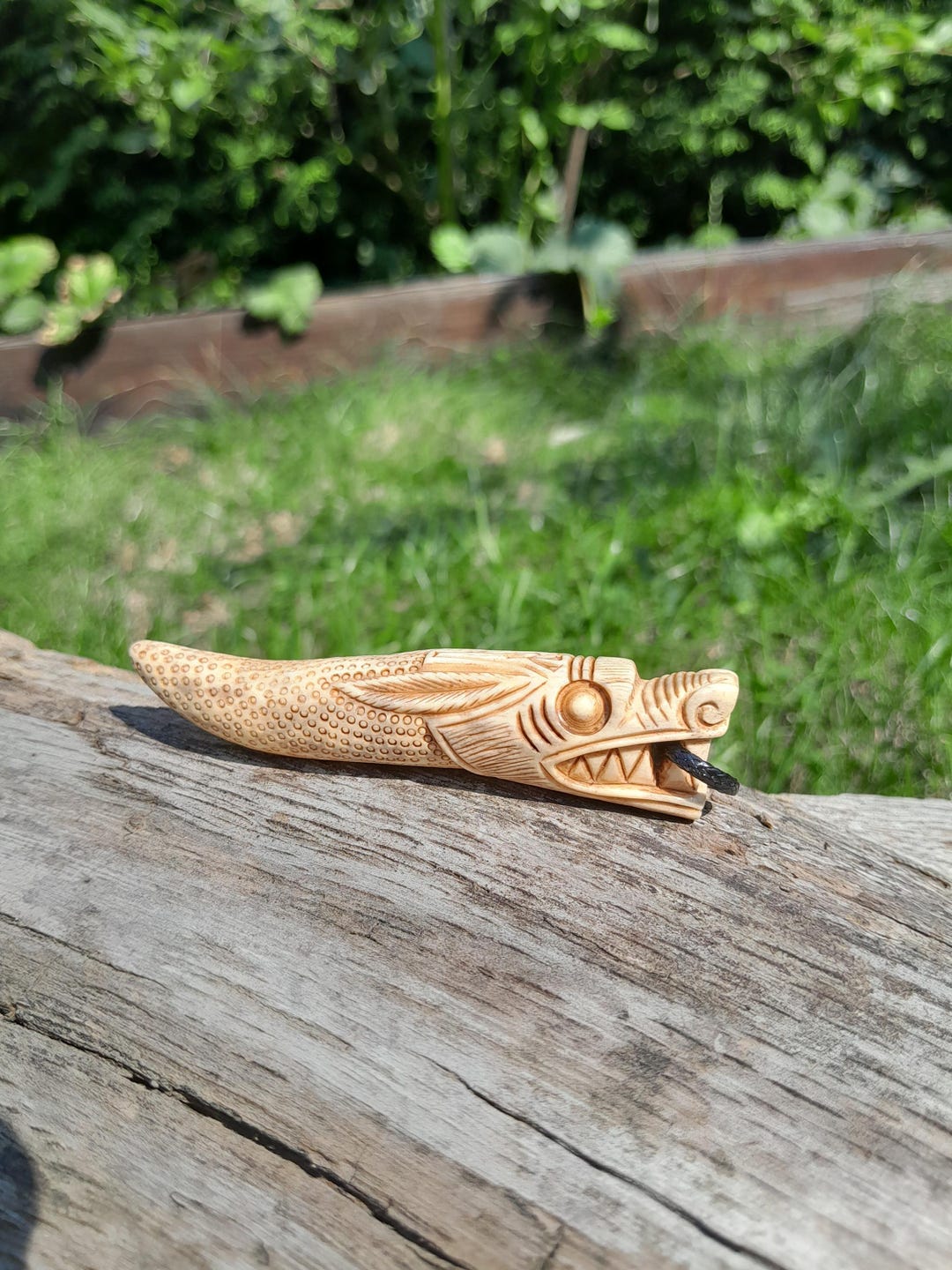 Unique Viking Norse Wolf-snake Jewelry. Dragon Amulet, Jormungand ...