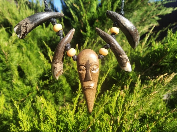 Unique Hand Carved Viking God Odin Pendant Odin's Face | Etsy