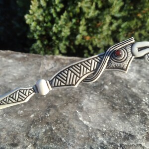 Viking Raven Pin/brooch of the Vendel Era. Shieldmaiden Bone - Etsy