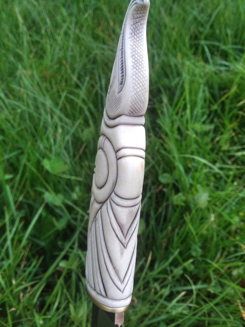 Viking Vendel Era Raven / Crow Knife, Celtic Art Knife, God Odin ...