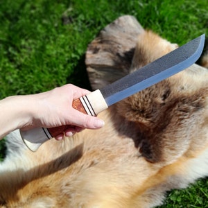 Handmade Massive Leuku Knife. Sami Knife. Nordic Puukko Knife With ...
