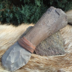 Neolithic Ritual/hunter Dagger With Flint Blade modern Reconstruction ...