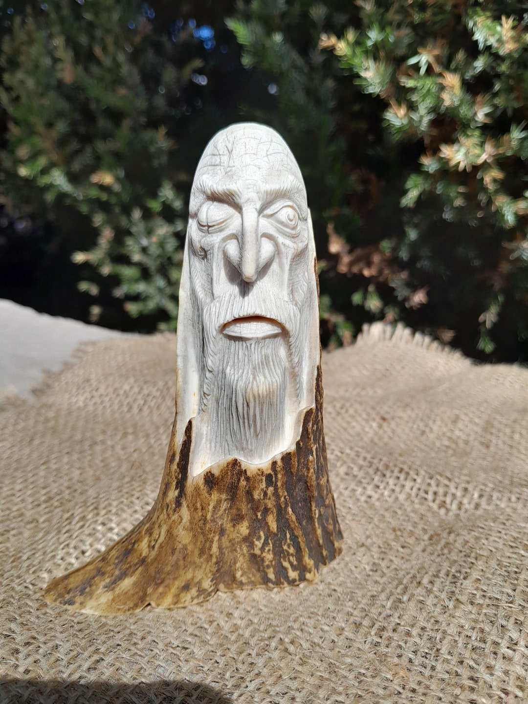 Exclusive Hand-carved Statue "god Odin". Figurine of Odin. Óðinn ...