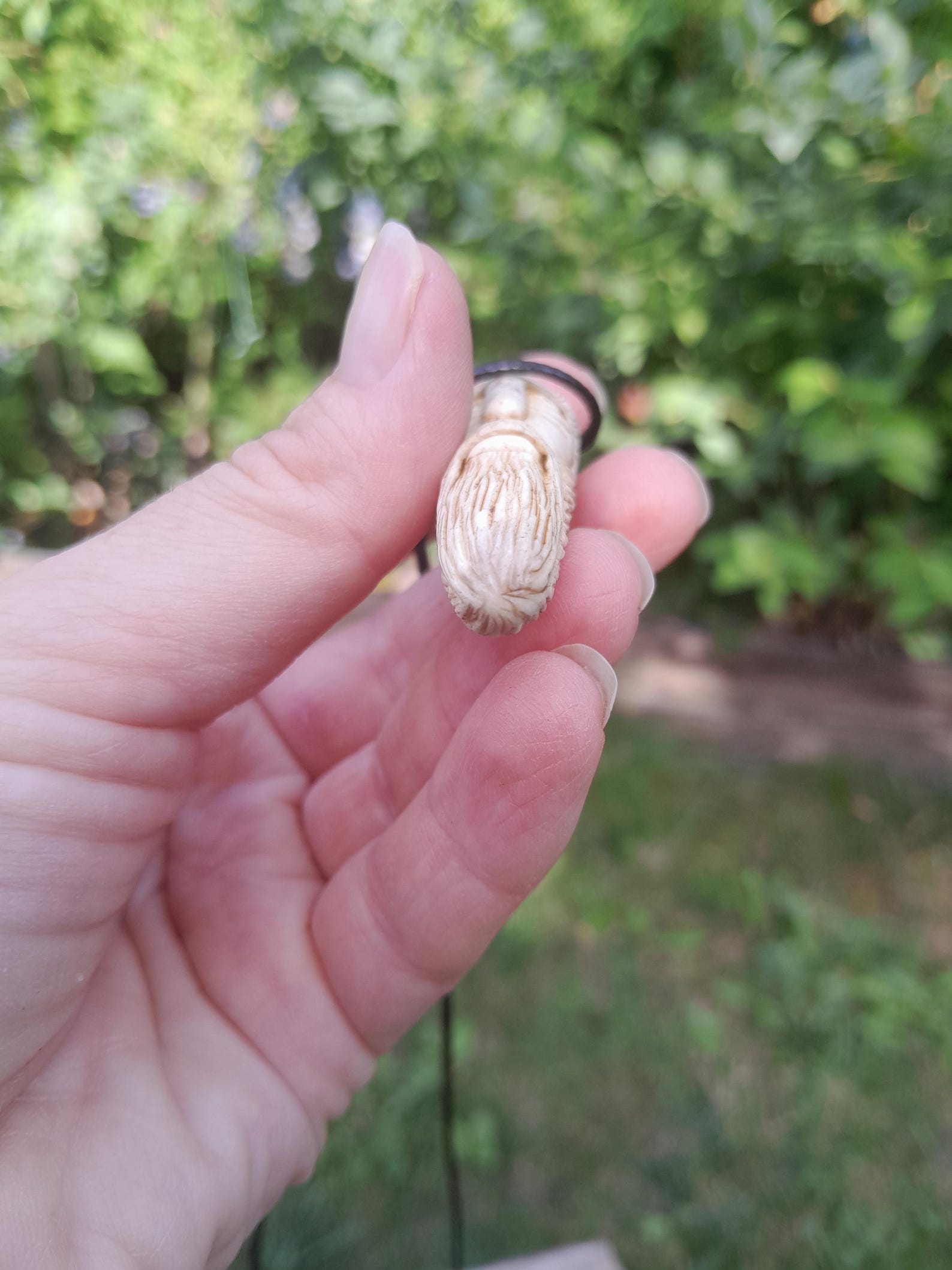 Odin Amulet – Hand-carved Moose Antler Pendant | Viking Talisman, Norse ...