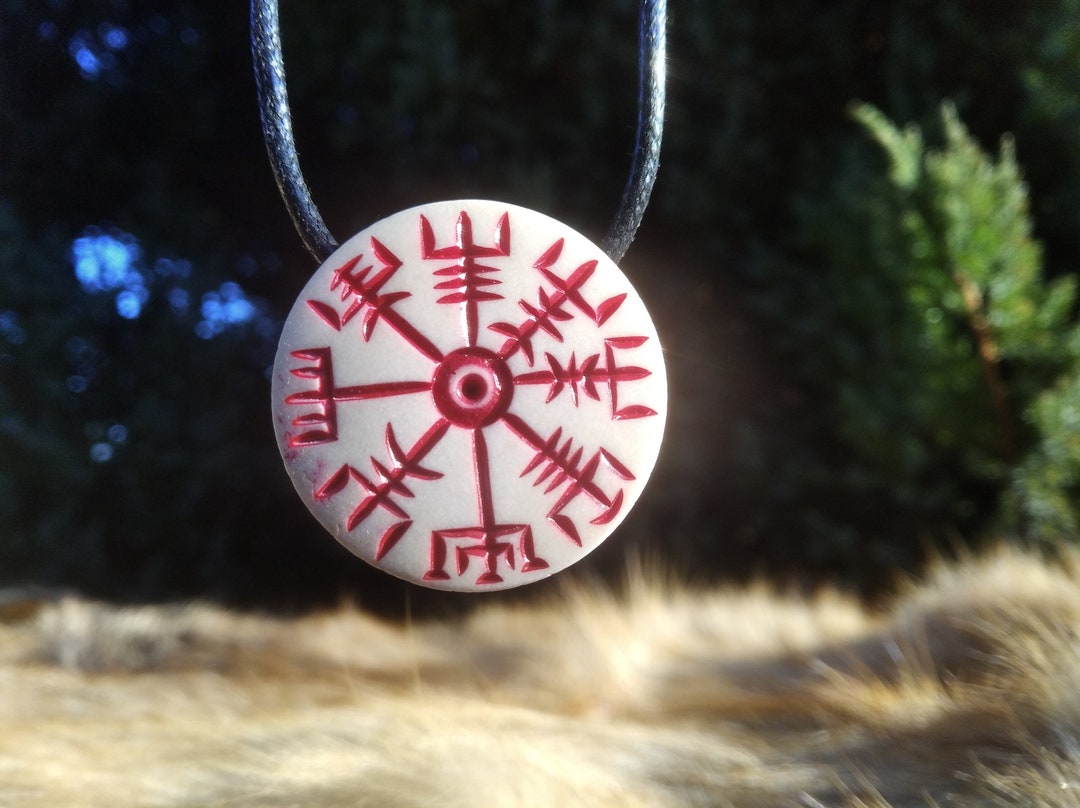 Viking Compass, Vegvisir "wayfinder" Pendant, Norse Traveler's ...