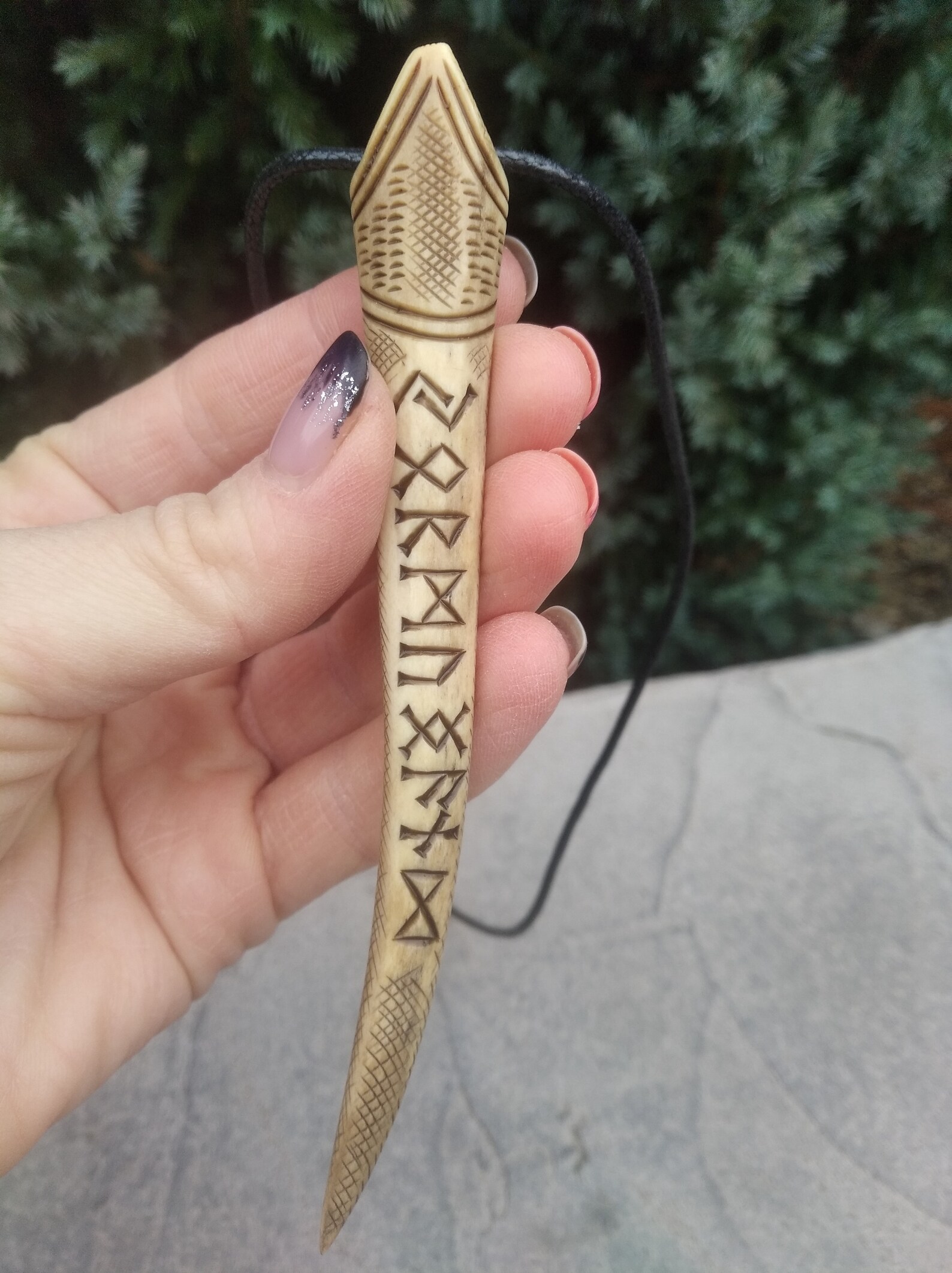 Large Scandinavian Snake Jewelry Dragon Fang Amulet Norse | Etsy