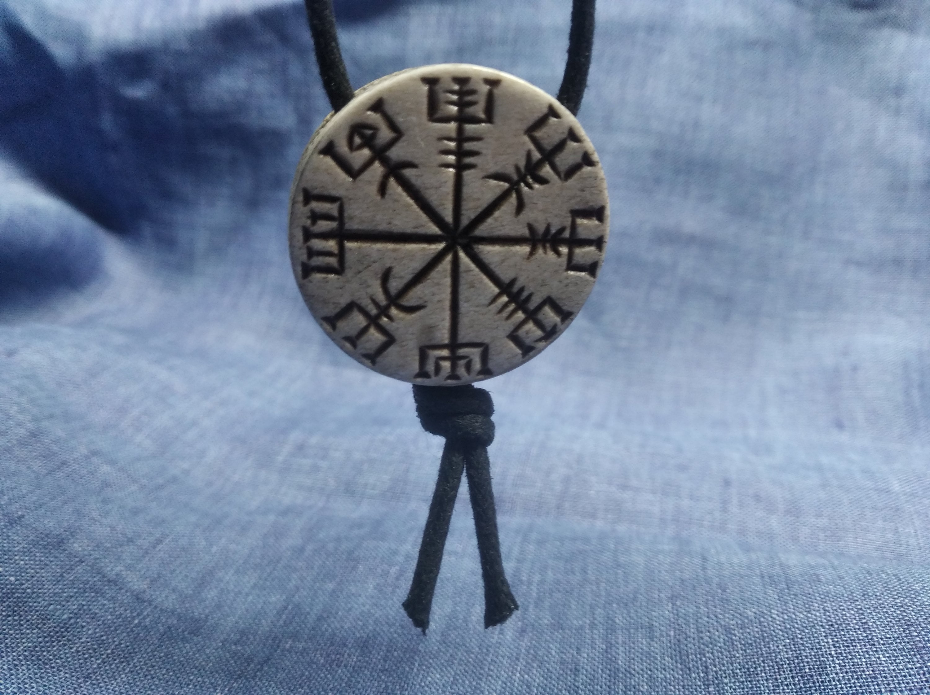 Viking Compass Vegvisir wayfinder Pendant Norse | Etsy