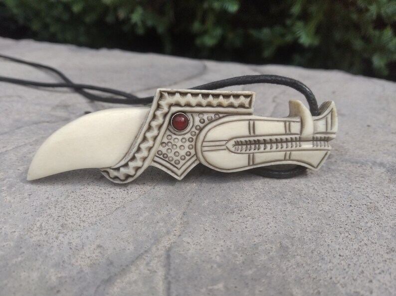 Unique Hand Carved Viking Boar Amulet Goddess Freya - Etsy