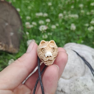 Bear Amulet. Norse Viking Berserker Warrior Pendant With Algiz ...