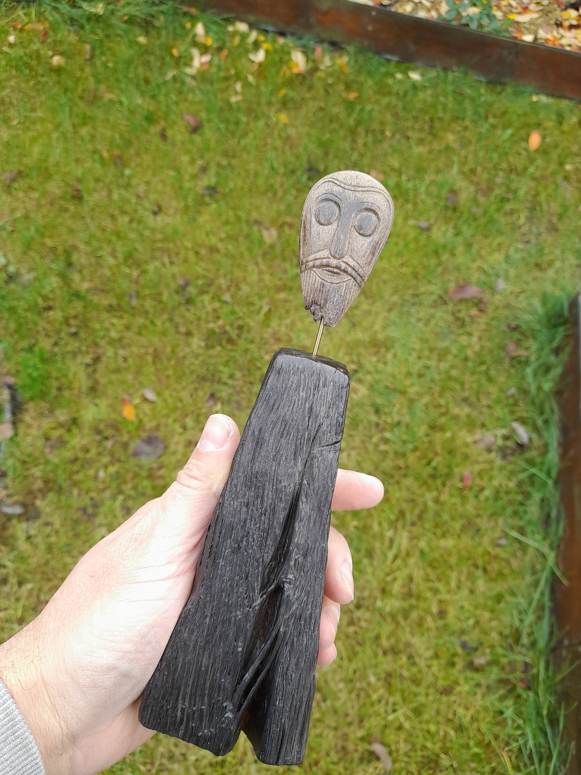 Viking Warrior Head Oseberg Ship Norway Oseberg Cart Museum | Etsy