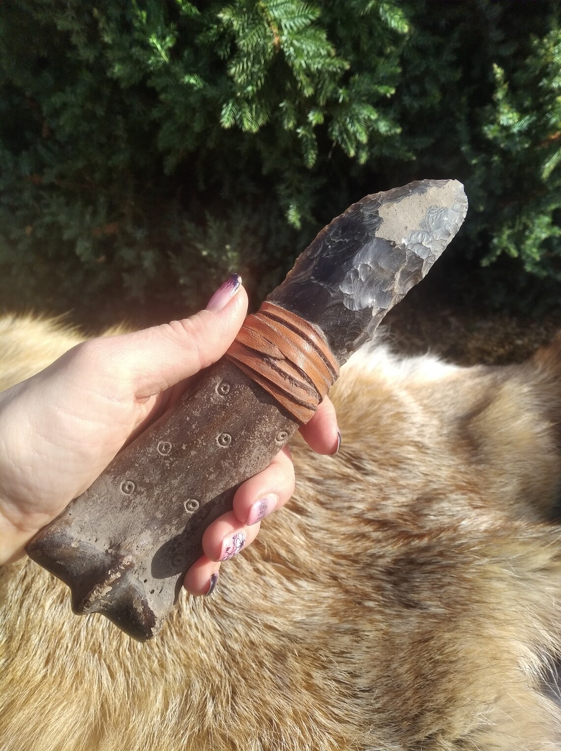 Neolithic Ritual Hunter Daggers With Flint Blade modern - Etsy