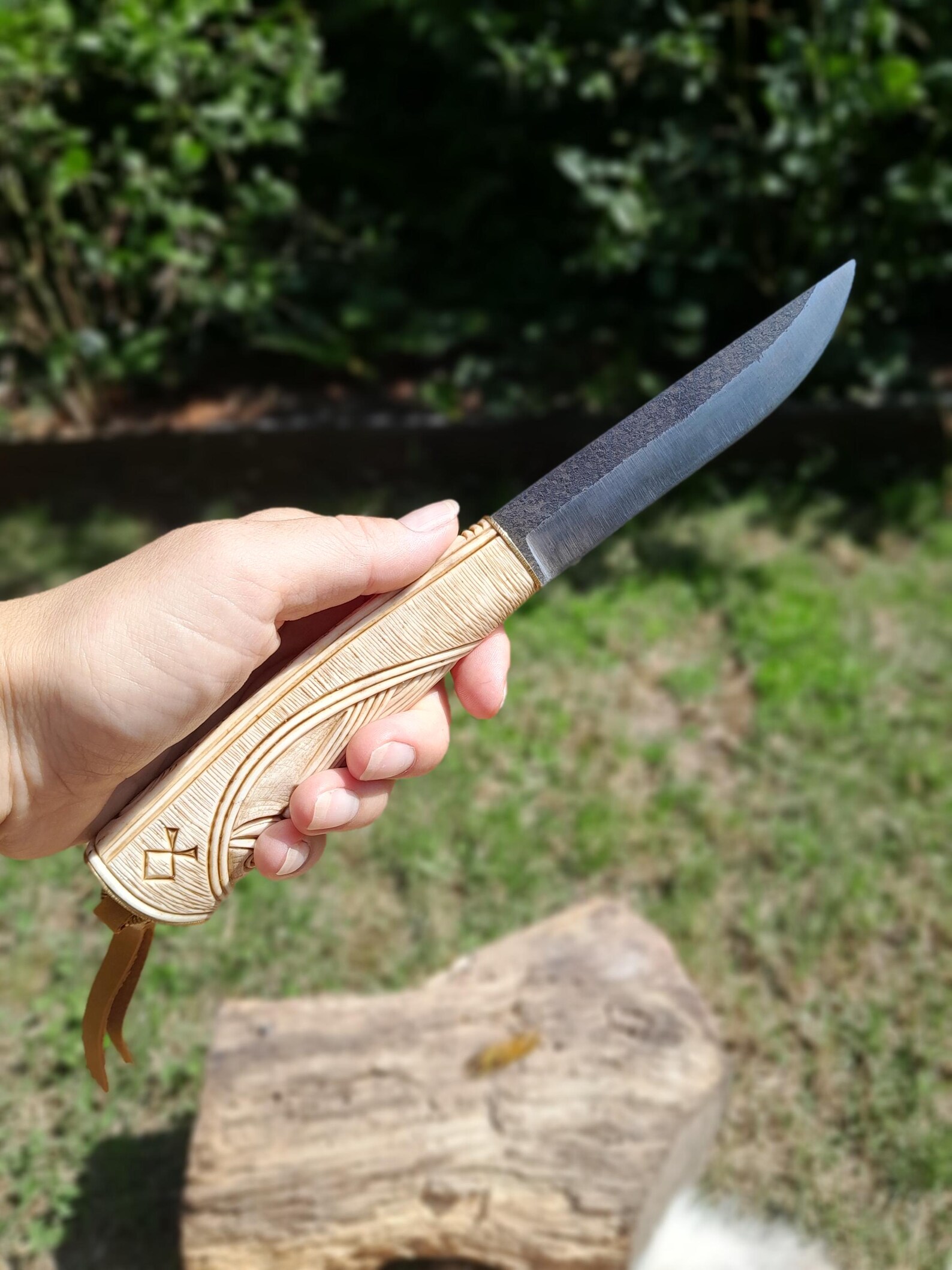 Norse Knife "god Odin". Unique Style and Design. Wotan, Allfather ...