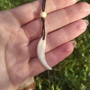 Fox Tooth Pendant, Fox Runic Necklace, Spirit Animal Totem, Norse ...