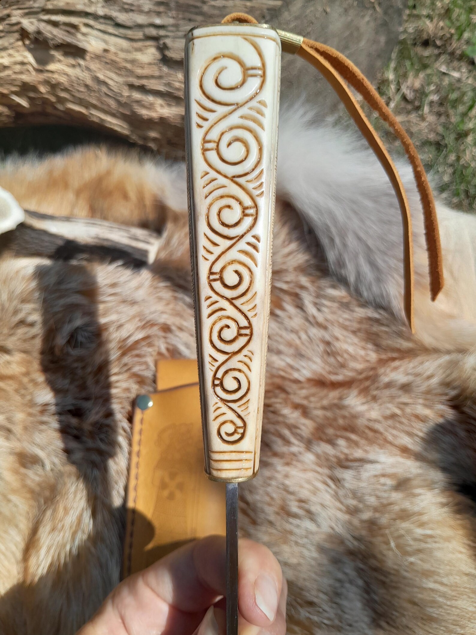Norse Knife "god Odin". Unique Style and Design. Wotan, Allfather ...