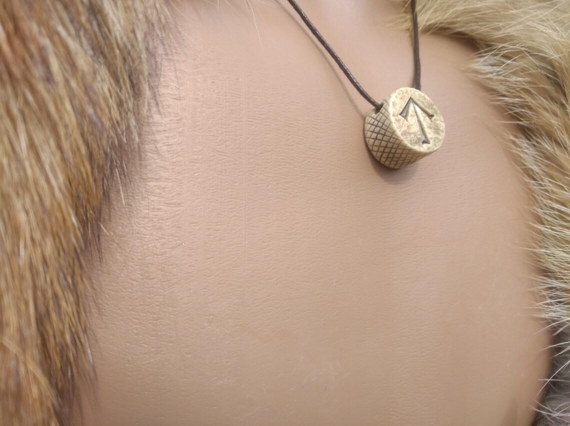 Double Sided Algiz / Tiwaz Rune Pendant. Elder Futhark Norse - Etsy