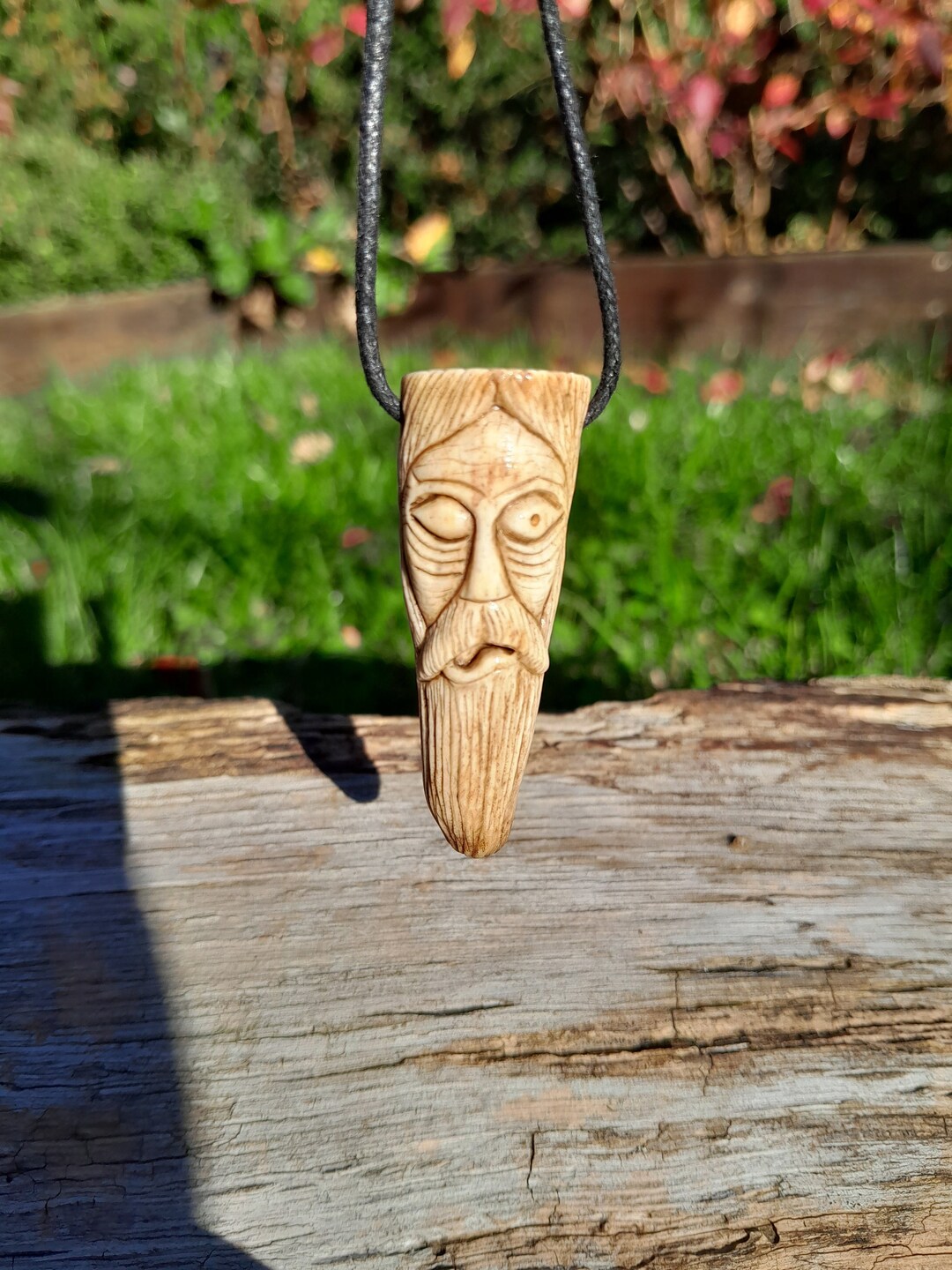 Óðinn Amulet, Viking God Odin Face Pendant, Wotan, Allfather Necklace ...