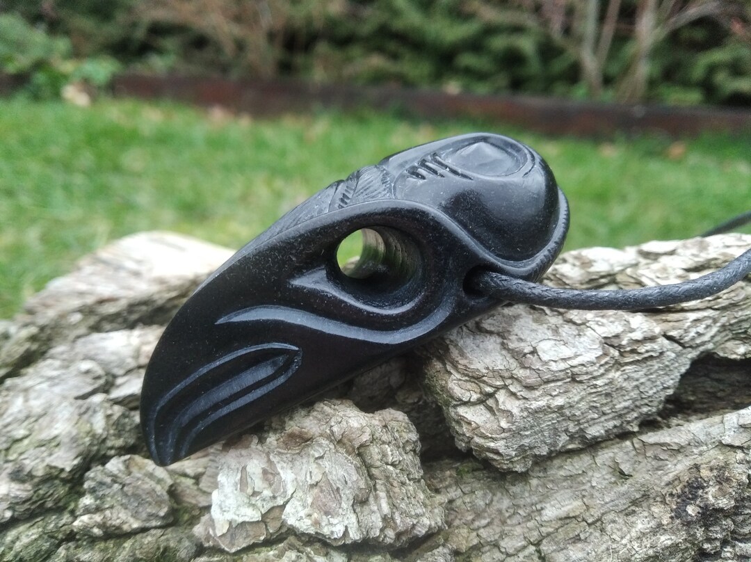 Hand-carved Massive Viking Raven/crow Amulet and Allfather, Wotan, God ...