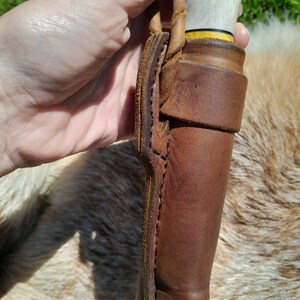 Handmade Big Leuku Knife. Sami Knife. Nordic Puukko Knife With Leather ...