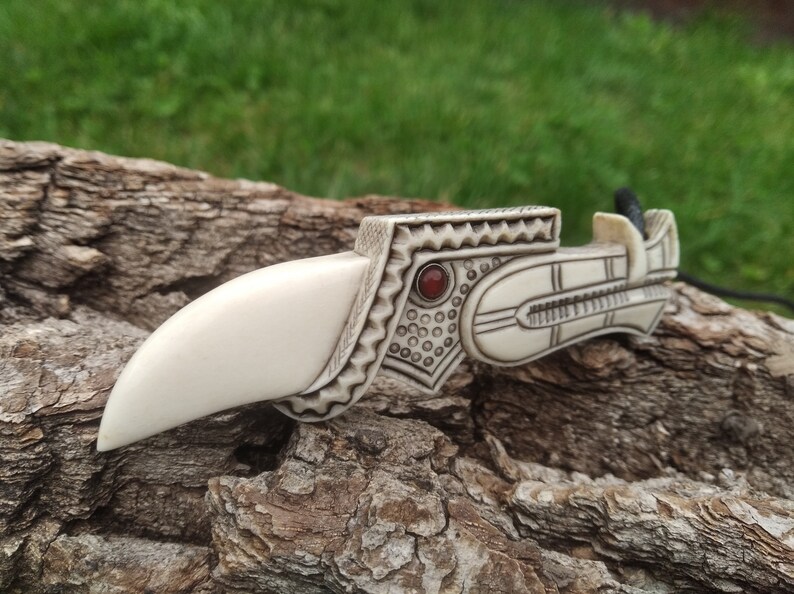 Unique Hand Carved Viking Boar Amulet Goddess Freya - Etsy