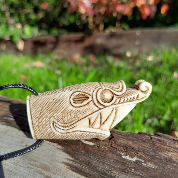 Viking Dragon Head Carving - Etsy