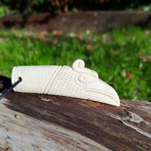 Viking Raven Amulet. Odin’s Raven Head Pendant. Huginn of Norse ...