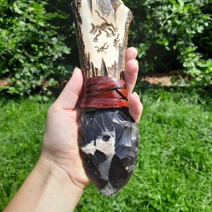 Massive Neolithic Ritual /hunter Dagger With Flint Blade modern ...