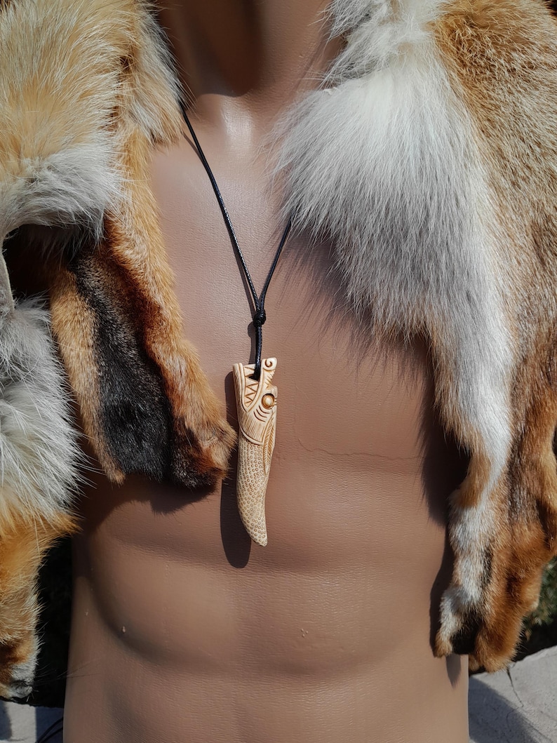 Unique Viking Norse Wolf-snake Jewelry. Dragon Amulet, Jormungand ...
