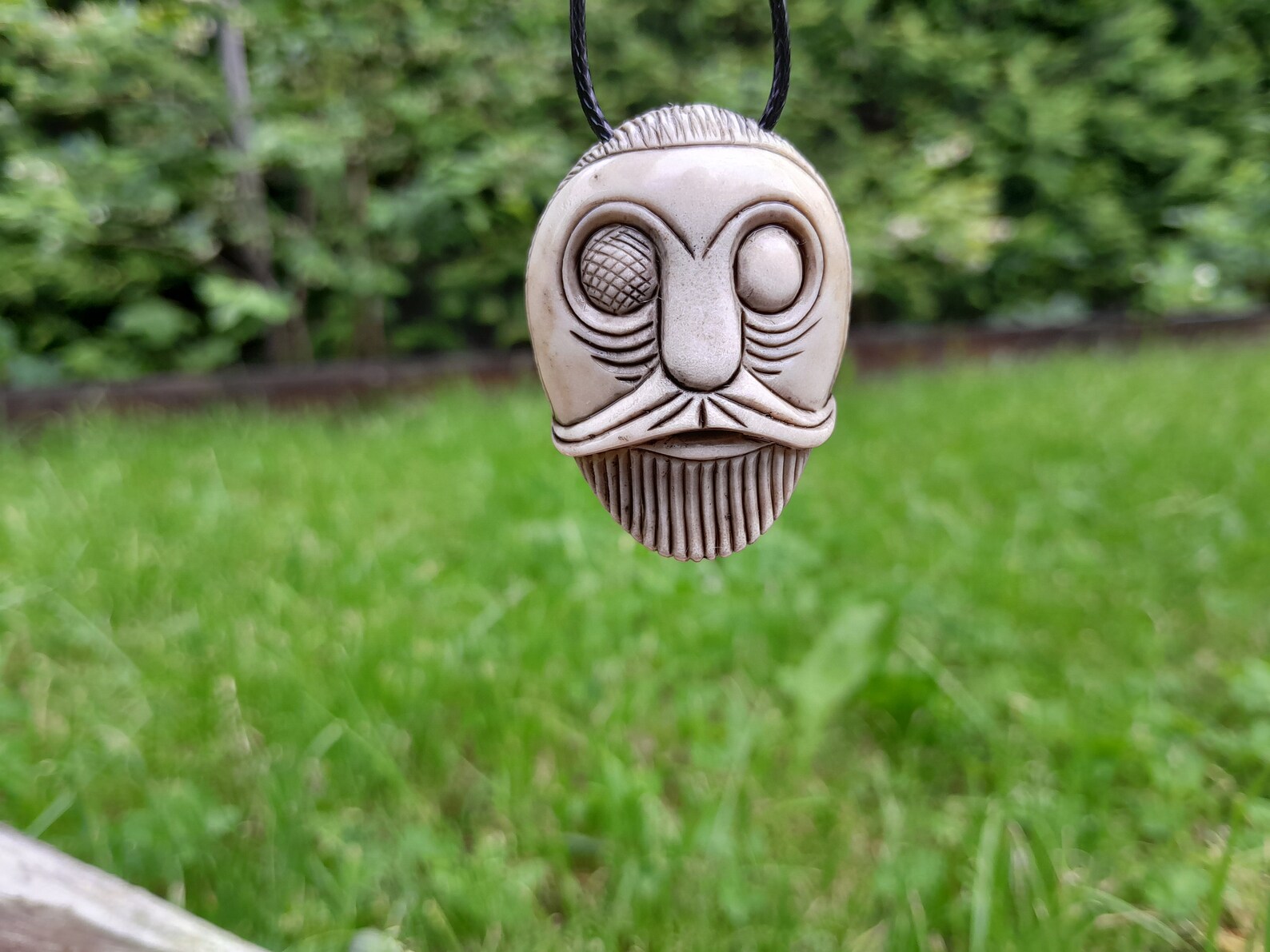 Óðinn Amulet, God Odin Face Pendant. Viking Talisman. Wotan, Allfather ...