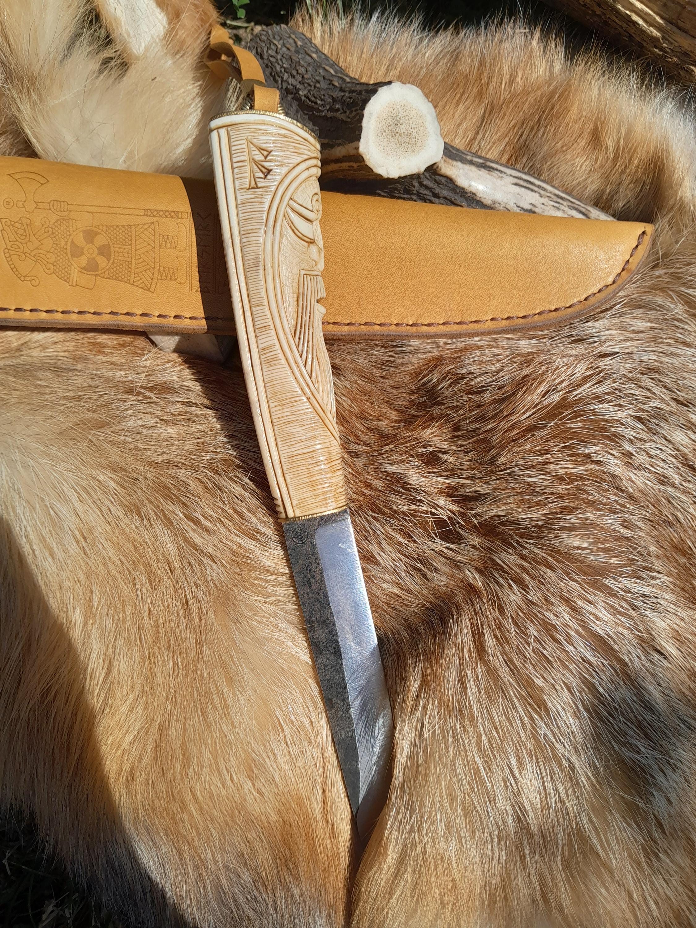 Norse Knife "god Odin". Unique Style and Design. Wotan, Allfather ...