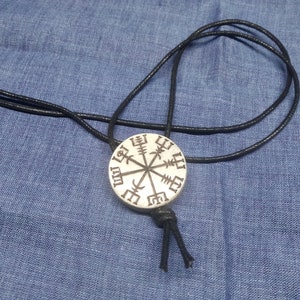 Viking Compass Vegvisir wayfinder Pendant Norse | Etsy
