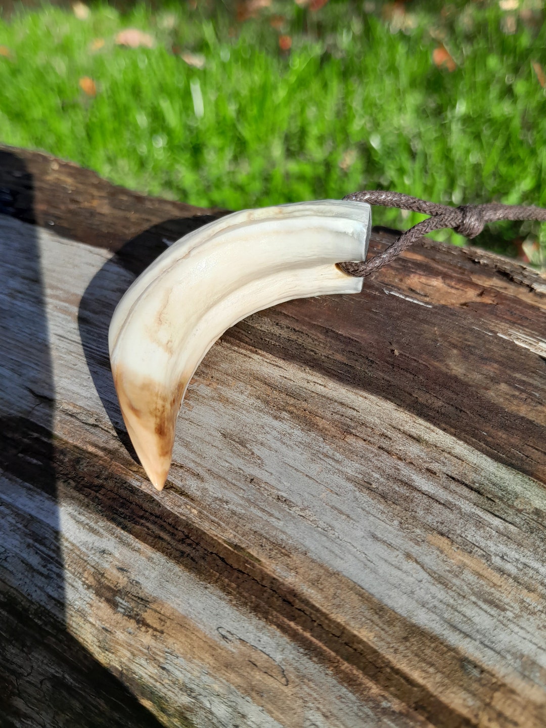 Vikings Style Amulet Fang Necklace Tribal Jewelry Norse - Etsy