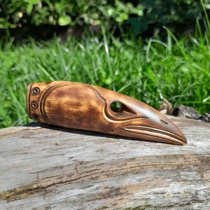 Viking Raven - Handle to the Knife. Odin Raven Head. Norse ...
