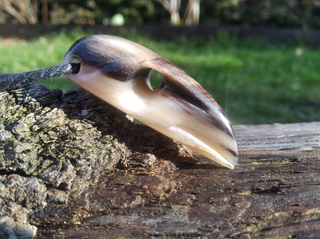 Hand-carved Viking Raven Skull Amulet, Heathen Jewelry, Huginn Muninn ...