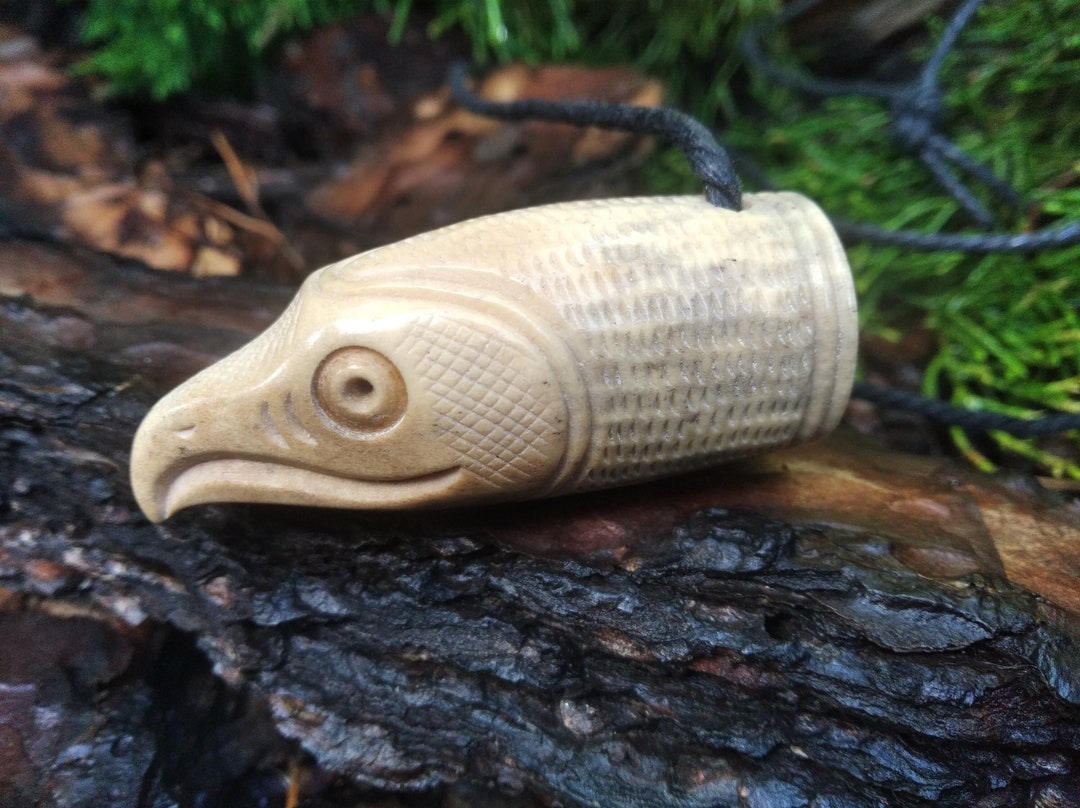 Viking Raven/crow Talisman With Aegishjalmur, God Odin Huginn Muninn ...