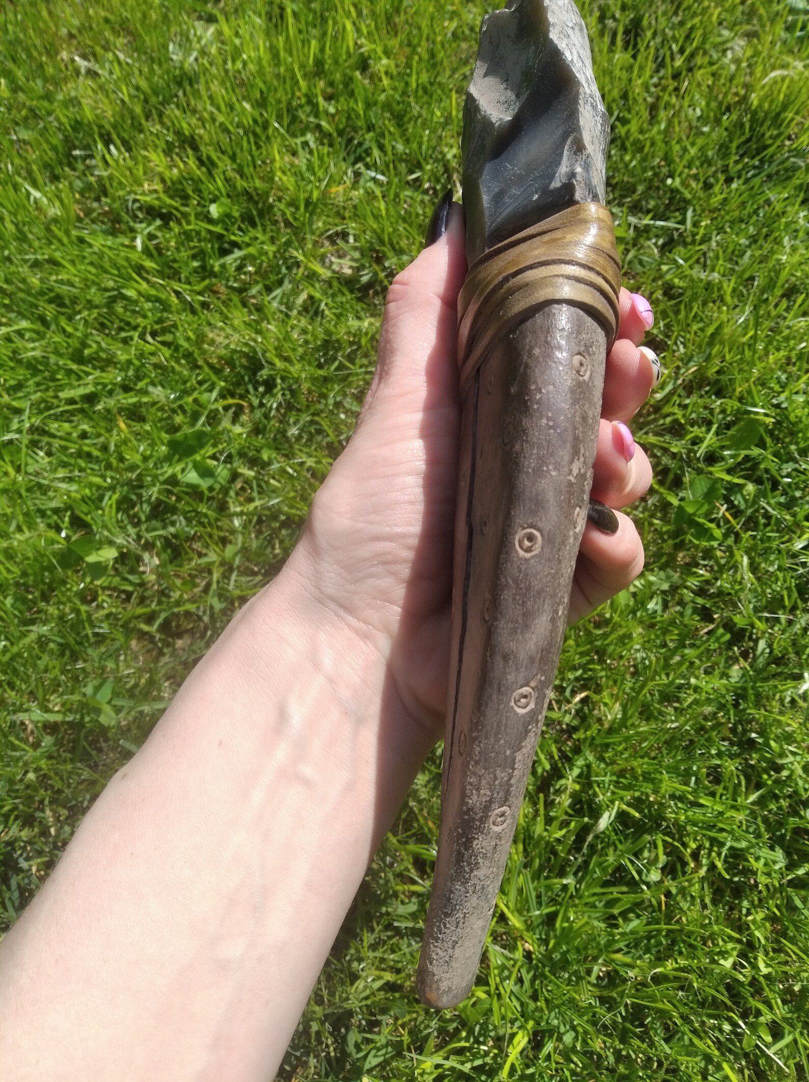 Massive Jaw Bone Dagger Primitive Rustic Knife Neolithic - Etsy