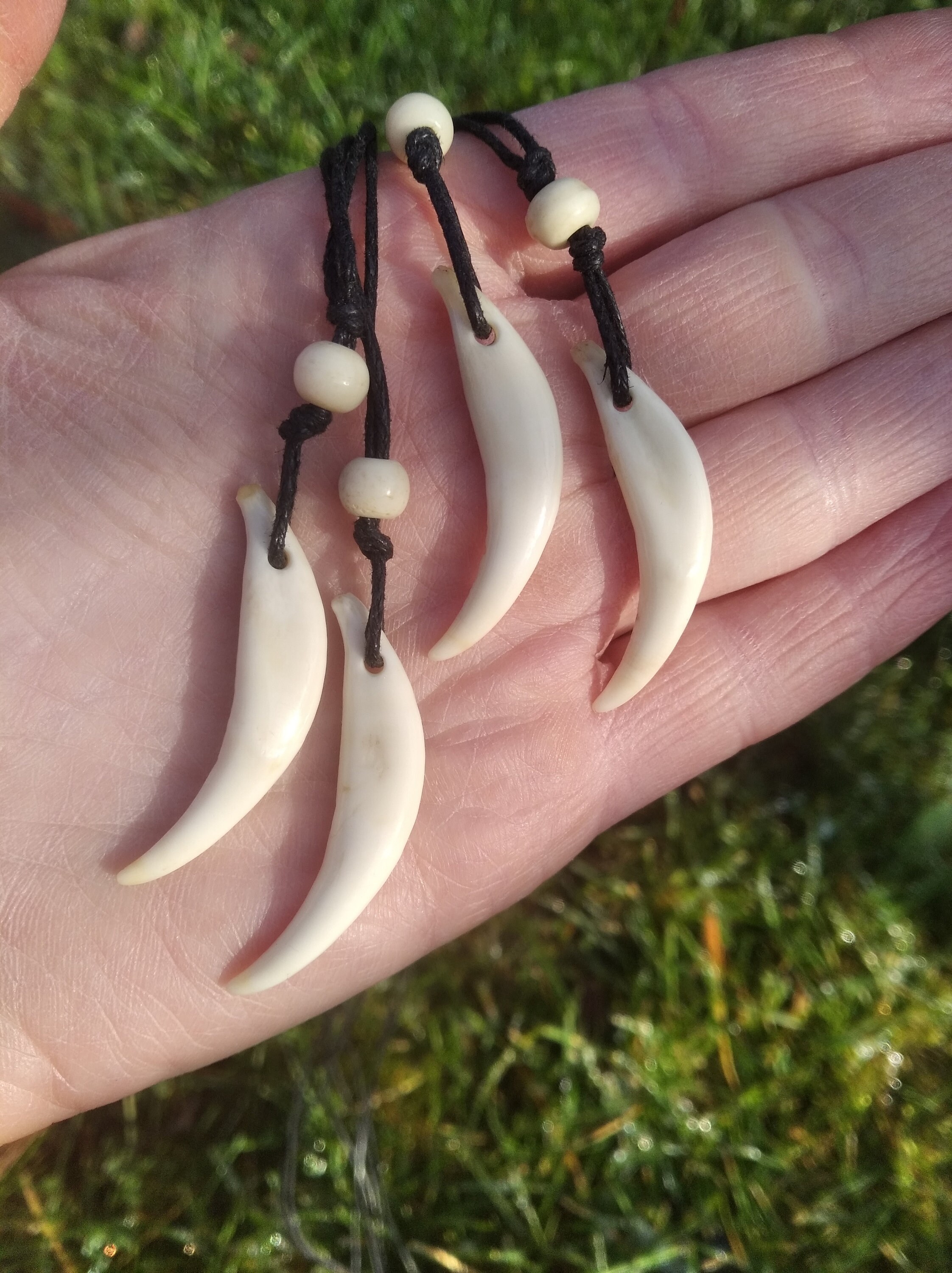 Fox Tooth Pendant, Fox Runic Necklace, Spirit Animal Totem, Norse ...