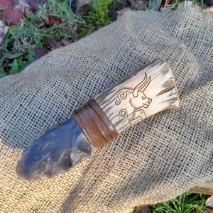 Handmade Neolithic Ritual Knife With Flint Blade modern - Etsy