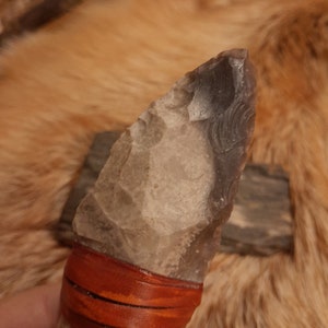 Neolithic Ritual /hunter Dagger With Flint Blade modern Reconstruction ...