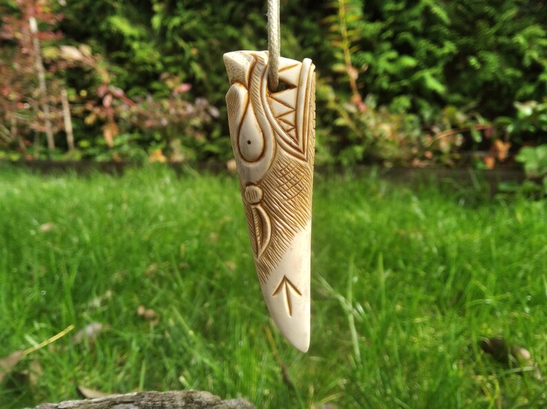 Fenrir Warrior Necklace Viking Wolf Amulet Old Norse. Pagan - Etsy