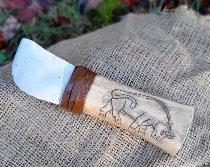 Neolithic Ritual /hunter Dagger With Flint Blade modern Reconstruction ...