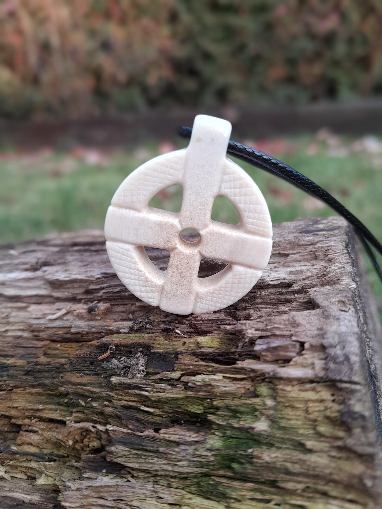 Viking Solar Cross Necklace. Norse Sun Wheel Amulet. Pagan Pendant ...