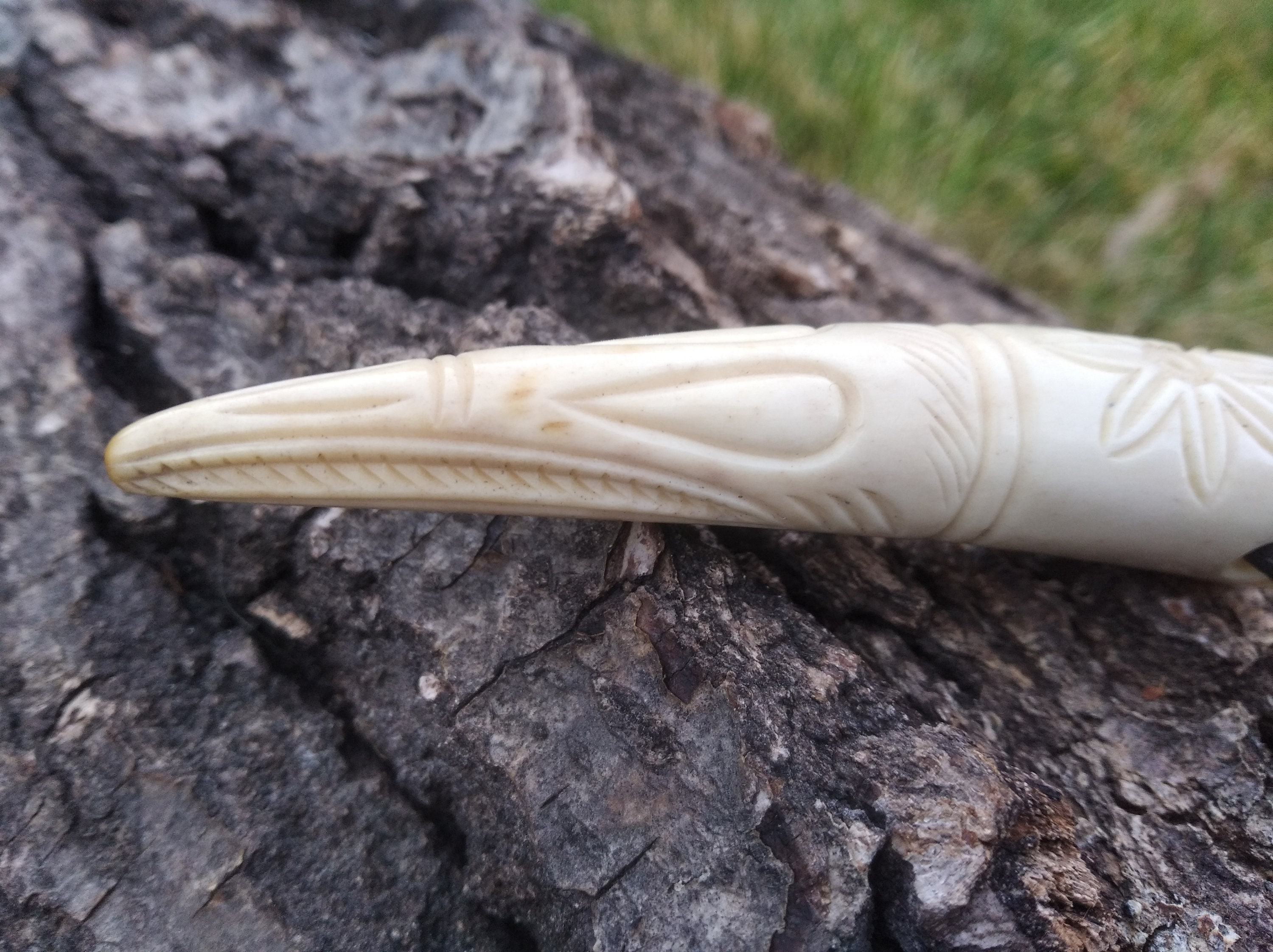 Viking Drinking Horn Pendant in the Form of a Crow's Head | Etsy