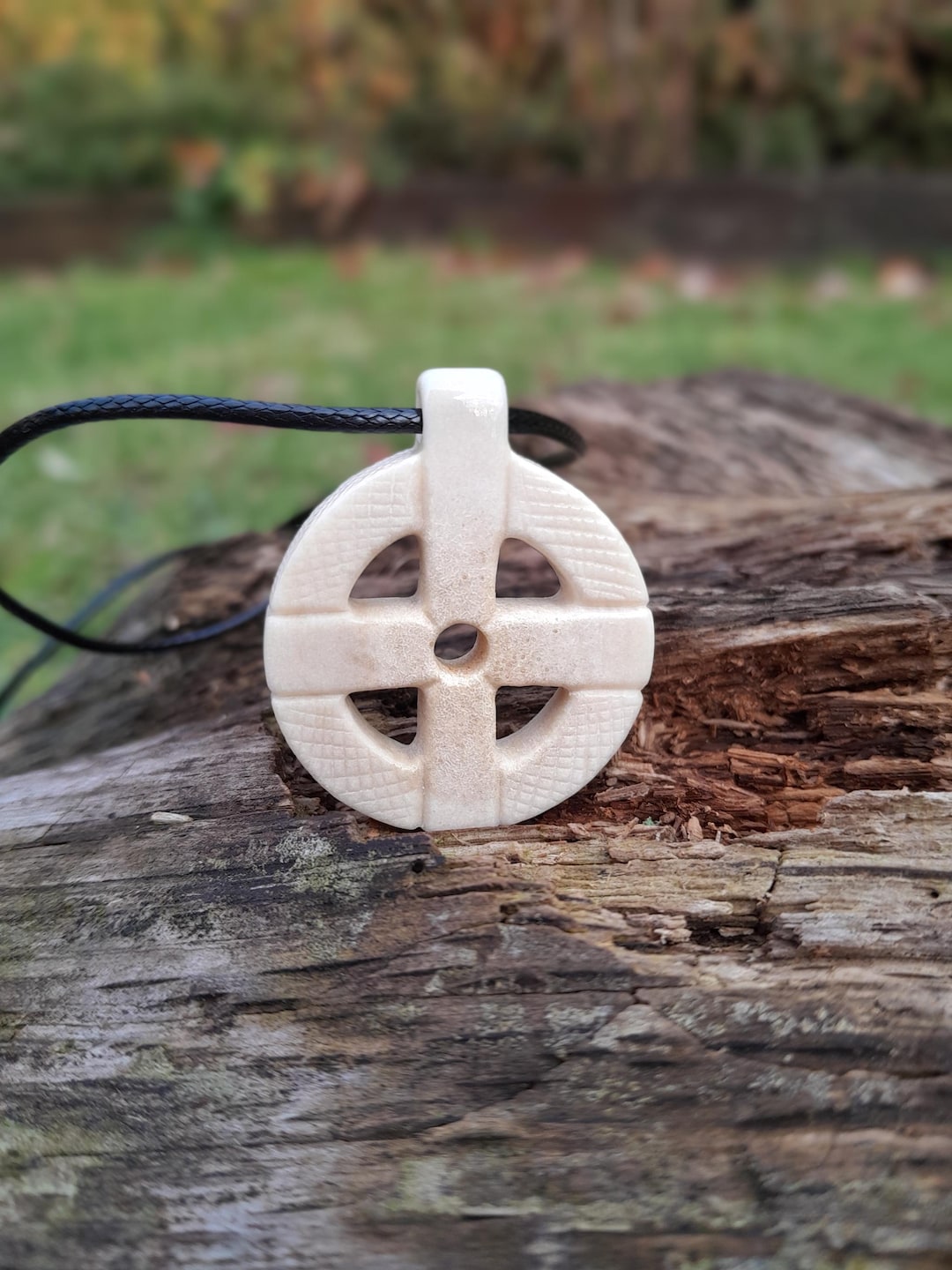 Viking Solar Cross Necklace. Norse Sun Wheel Amulet. Pagan Pendant ...