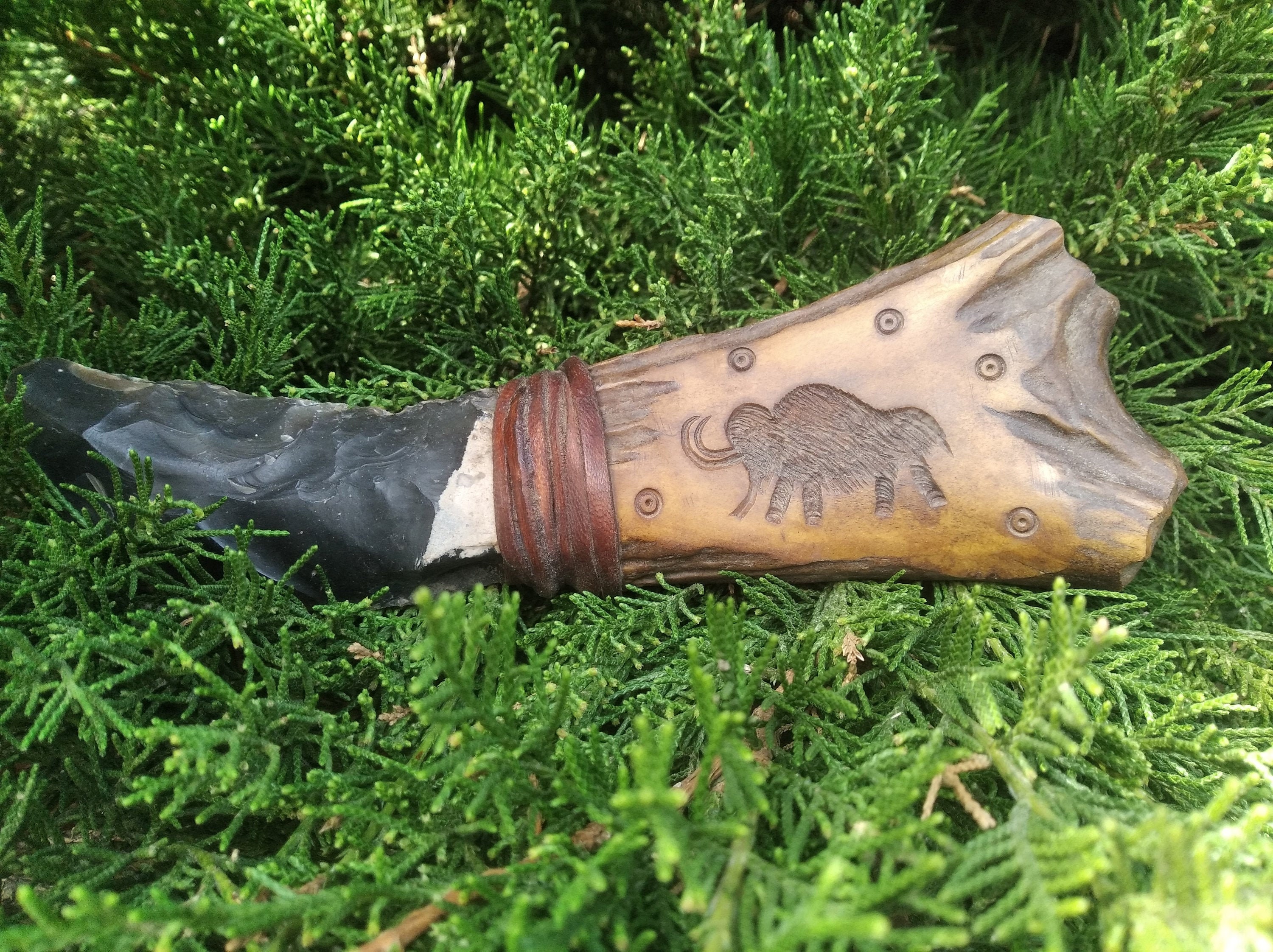 Neolithic Ritual / Hunter Daggers with Flint Blade Modern | Etsy