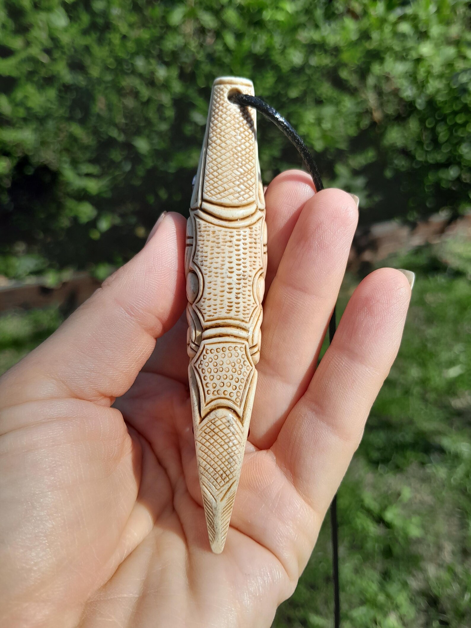 Unique, Extraordinary Hand-carved Amulet. Viking Dragon & Raven Pendant ...