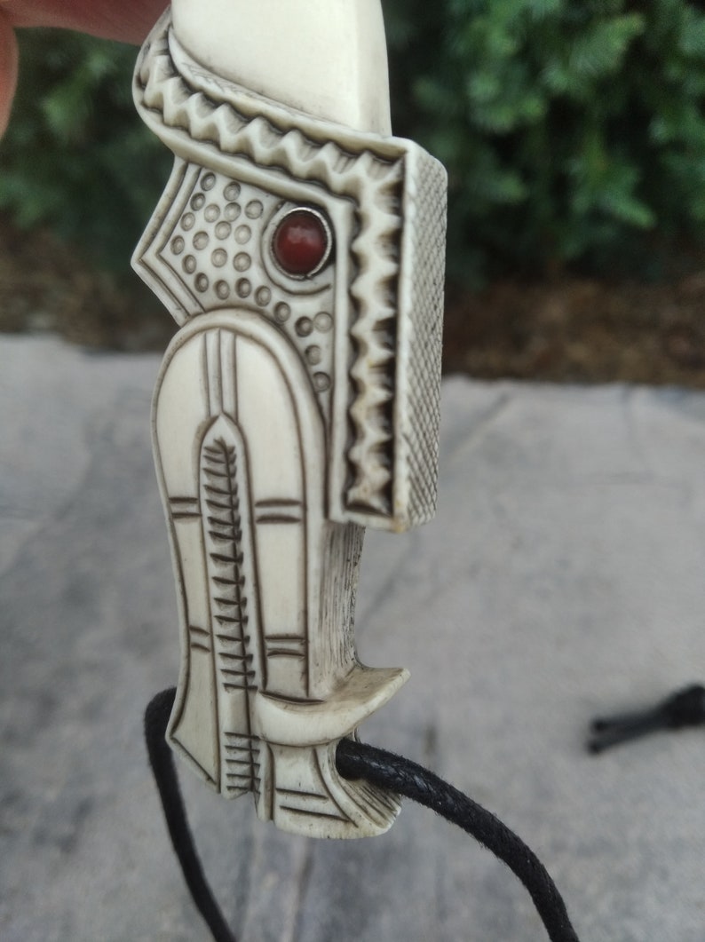 Unique Hand Carved Viking Boar Amulet Goddess Freya - Etsy