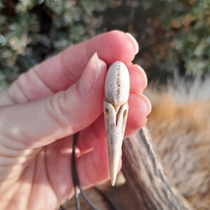 Small Hand-carved Raven Skull Amulet. Viking, Celtic Jewelry. Huginn ...