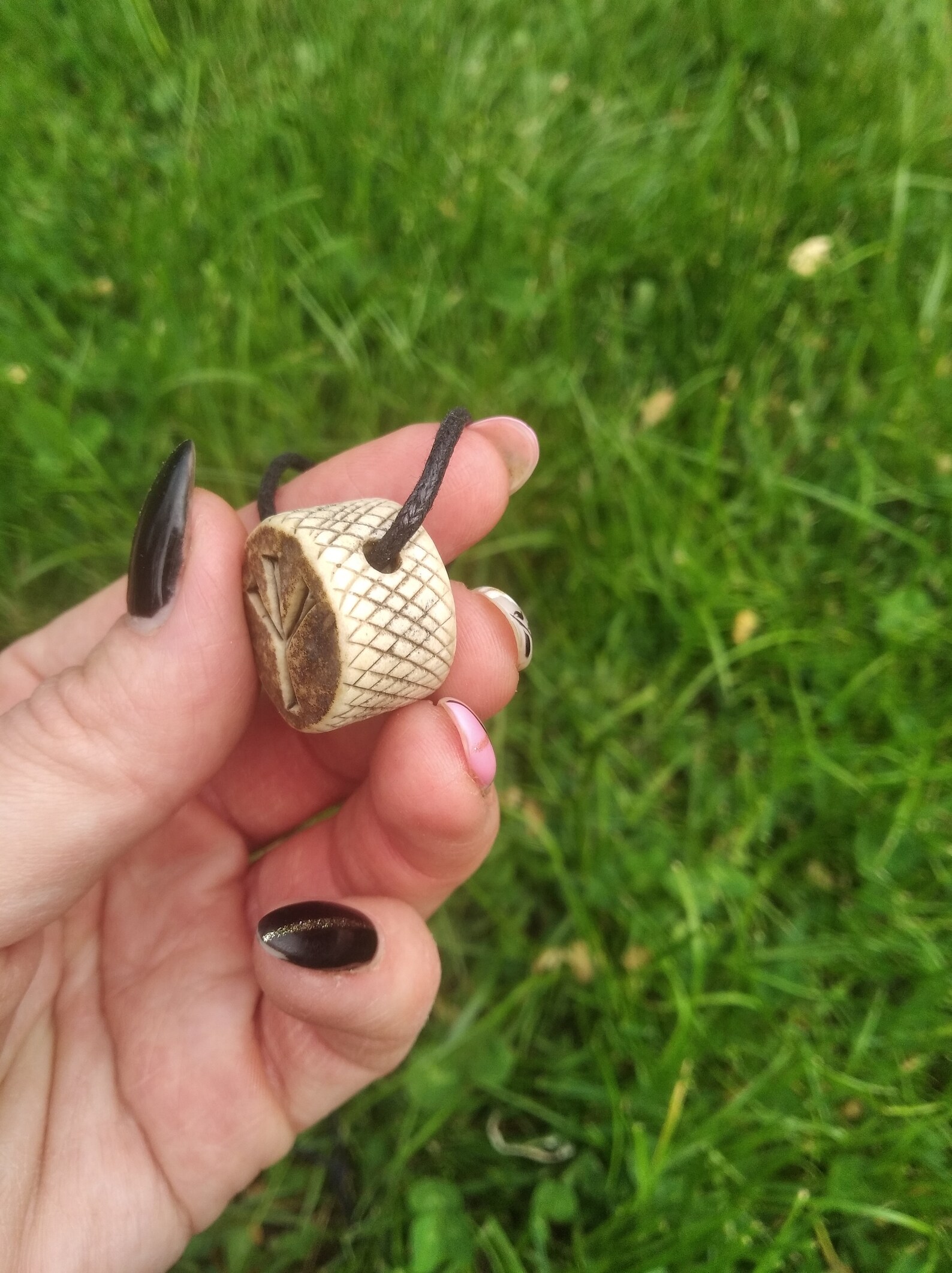 Double Sided Algiz / Tiwaz Rune Pendant. Elder Futhark Norse - Etsy