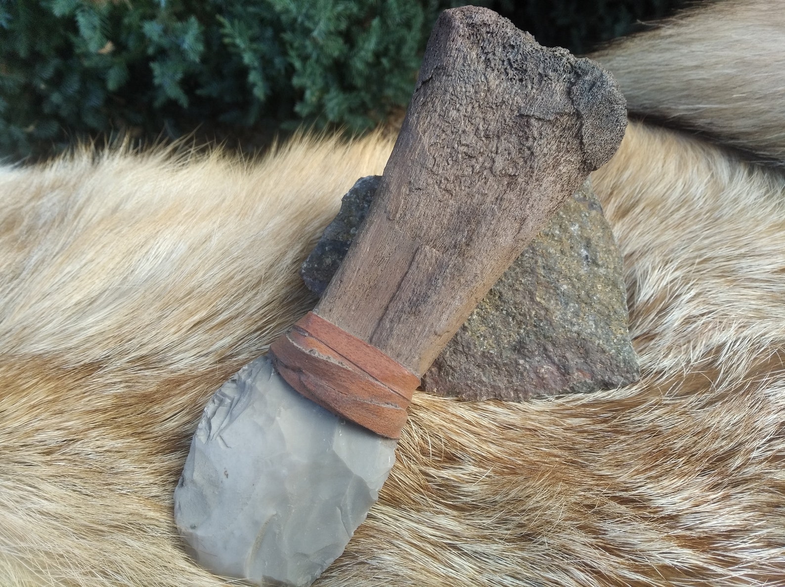 Neolithic Ritual/hunter Dagger With Flint Blade modern | Etsy